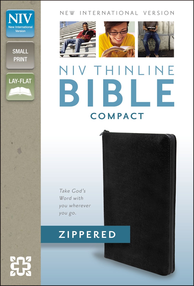 NIV Thinline Zippered Collection Bible, Compact