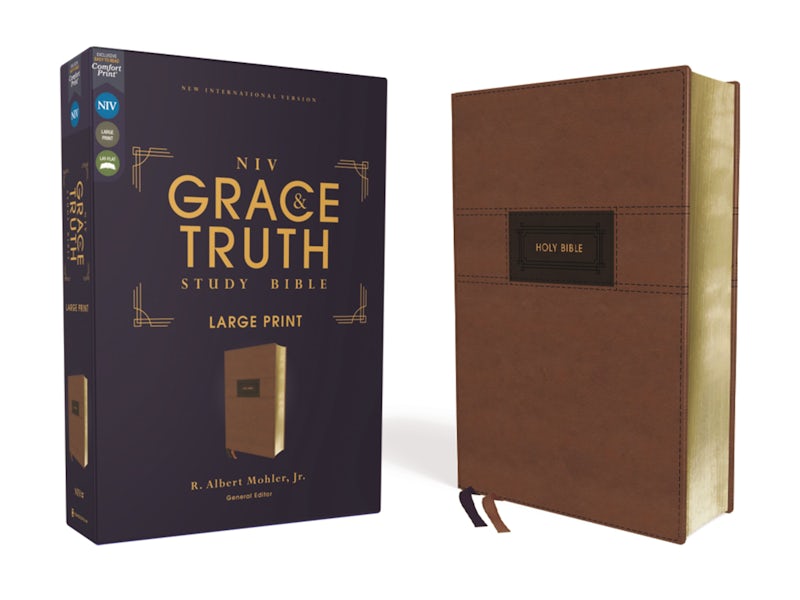 NIV The Grace And Truth Study Bible Large Print Leathersoft Brown niv-the-grace-and-truth-study-bible-large-print-leathersoft-brown