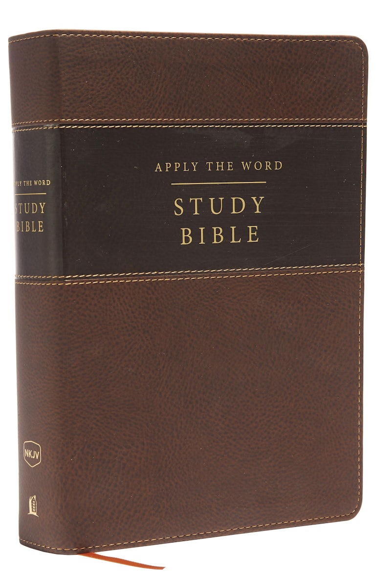 NKJV Apply The Word Study Bible Large Print Leathersoft Brown nkjv-apply-the-word-study-bible-large-print-leathersoft-brown