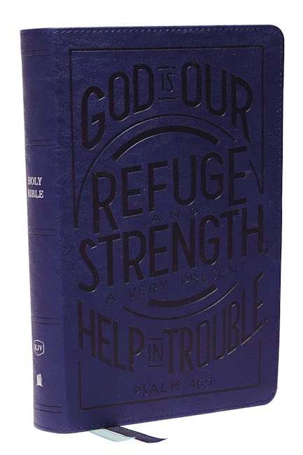 KJV Holy Bible: Personal Size with Cross References, Blue Leathersoft ...
