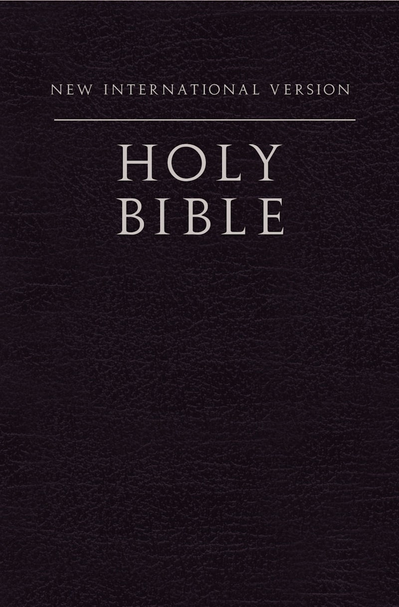 NIV, Holy Bible, Compact, Hardcover, Black
